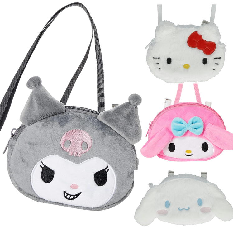 【楽天市場】フェイスポケットポーチ サンリオ キャラクター 丸眞 クリップポケット ぬいぐるみ ポケットポーチ クリップ付き ショルダーポーチ マスコット：ashop03