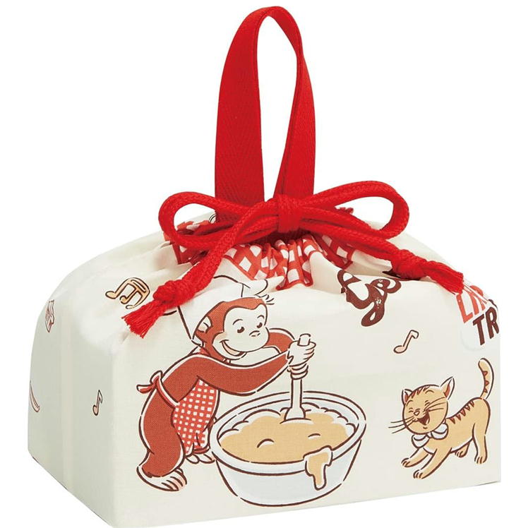 【楽天市場】ランチ巾着 おさるのジョージ KB7 スケーター 23 日本製 キャラクター お弁当袋 巾着 巾着袋 子供 ランチ袋：ashop03