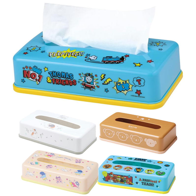 【楽天市場】キャラクター ティッシュペーパーストッカー TSST0 スケーター パウパト トーマス ボリス しんちゃん 夏目友人帳 ティッシュケース ソフトパック用：ashop03