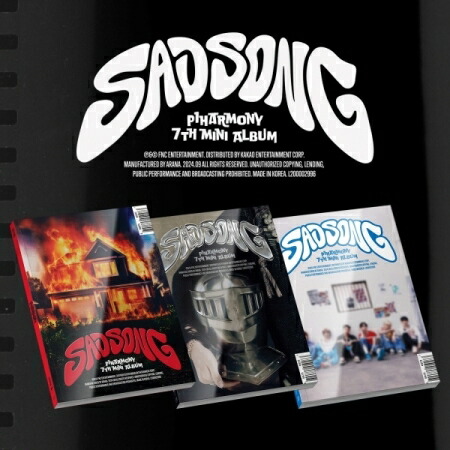 【楽天市場】【メール便送料無料】P1Harmony/ SAD SONG -7th Mini Album ※ランダム発送 (CD) 韓国盤 ピーワンハーモニー サッド・ソング：アジア音楽ショップ ...