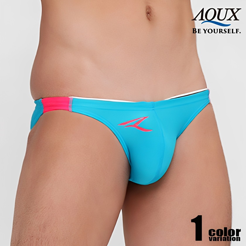 【楽天市場】AQUX/アックス Narrow Side Speedos "Blue" スイムウェア 競パン メンズ水着 ビキニ型 海パン 男性水着 ビーチウェア aqux：asian closet