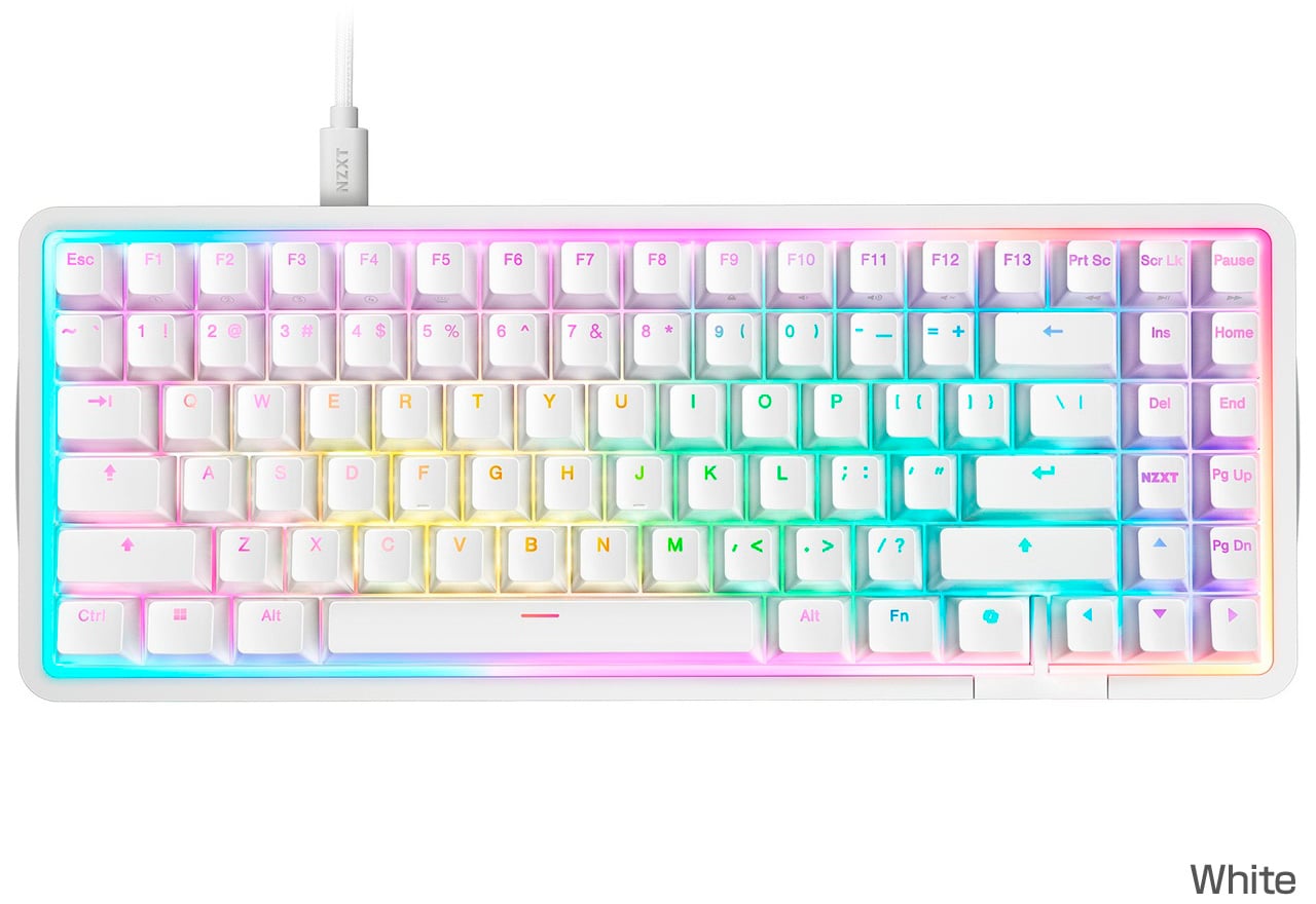 【楽天市場】【大感謝祭・10%ポイント・要エントリー】NZXT FUNCTION ELITE MINITKL KB mini TKL ...