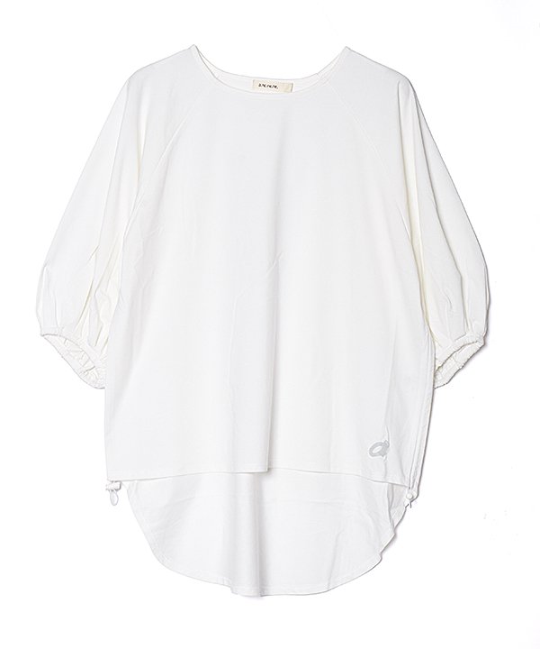 【楽天市場】as know as ひんやりギュッとPO レディース トップス カットソー 半袖 プルオーバー ドロスト パラコード ギャザー ...