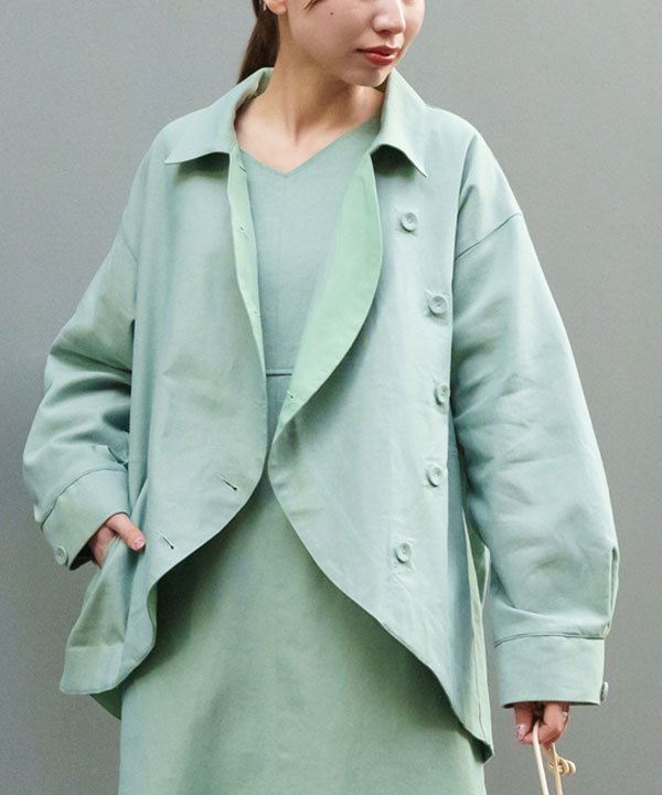 【楽天市場】as know as アサシャンSHJK レディース ジャケット ジャケット ライトアウター ポケット ラウンド サークル 丸 ...