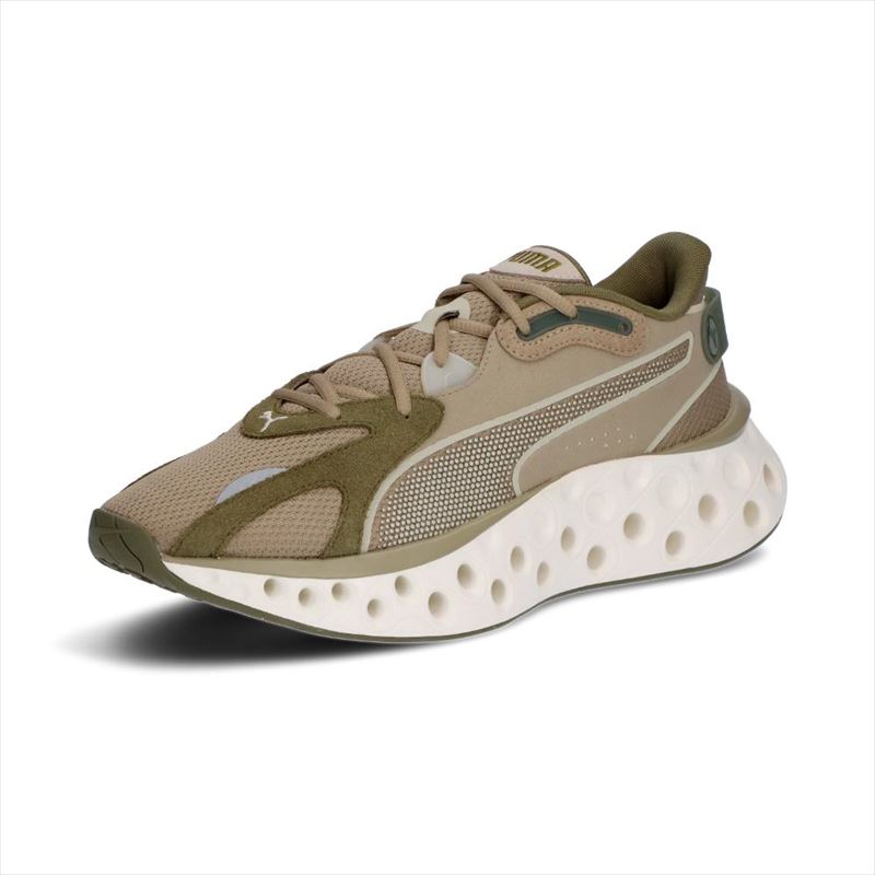 【楽天市場】プーマ メンズランニングシューズ SOFTRIDE フリークエンス 310500 02 オーク ブランチ×プーマ オリーブ× ...