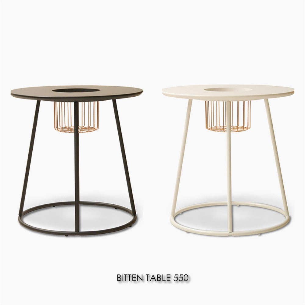 【楽天市場】BITTEN TABLE 550 ビッテンテーブル サイドテーブル 丸 ベッド ベッド横 寝室 ナイトテーブル ビンテージ 収納 ...