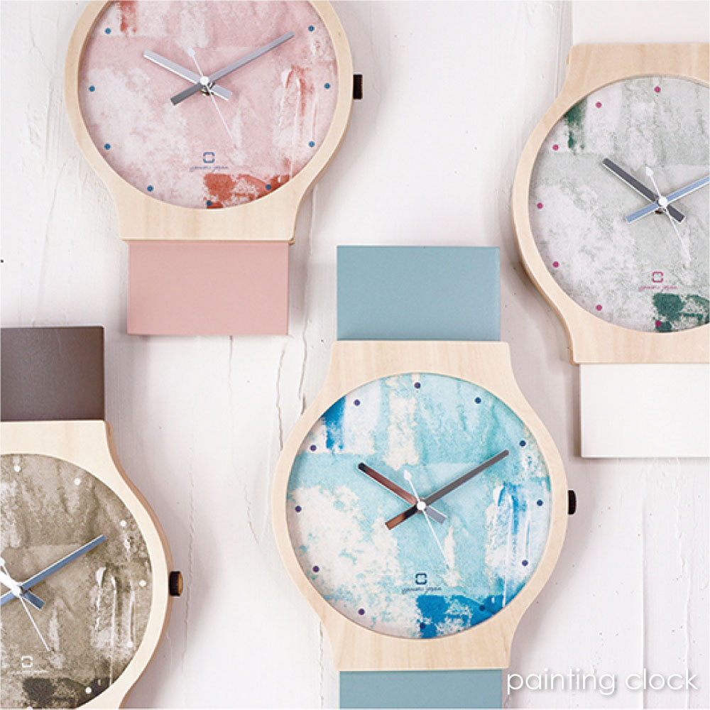 【楽天市場】ヤマト工芸 yamatojapan painting clock 時計 壁掛け 壁掛け時計 ウォールクロック 木製 ウッド 日本製 アナログ 北欧 モダン ナチュラル おしゃれ ...