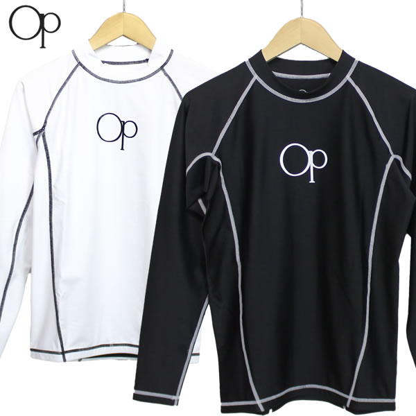 【楽天市場】【ゆうパケット】22SS OP ラッシュガード BASIC LONG SLEEVE 512-480: 正規品/メンズ/オーピー ...