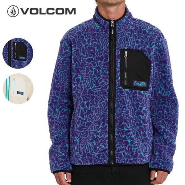 【楽天市場】21FW VOLCOM フリースジャケット MUZZER FUZZAR ZIP a4832105: 国内正規品/メンズ/ボルコム ...