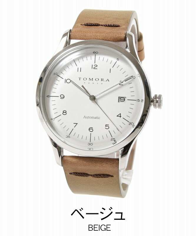 【楽天市場】日本製 国産 オートマチック 本革 腕時計バックスケルトン TOMORA トモラ マルチカレンダー メンズ 男性 アナログ 丸型 ...