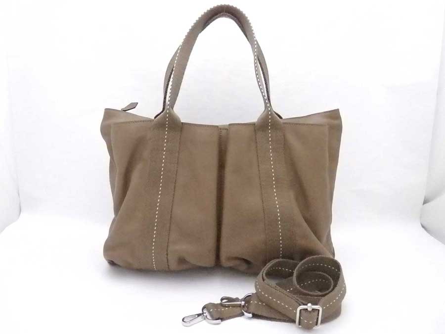 【楽天市場】エルメス HERMES ハンドバッグ ショルダーバッグ キャラバン ホリゾンタル MM レザー/キャンバス カーキ ユニセックス ...