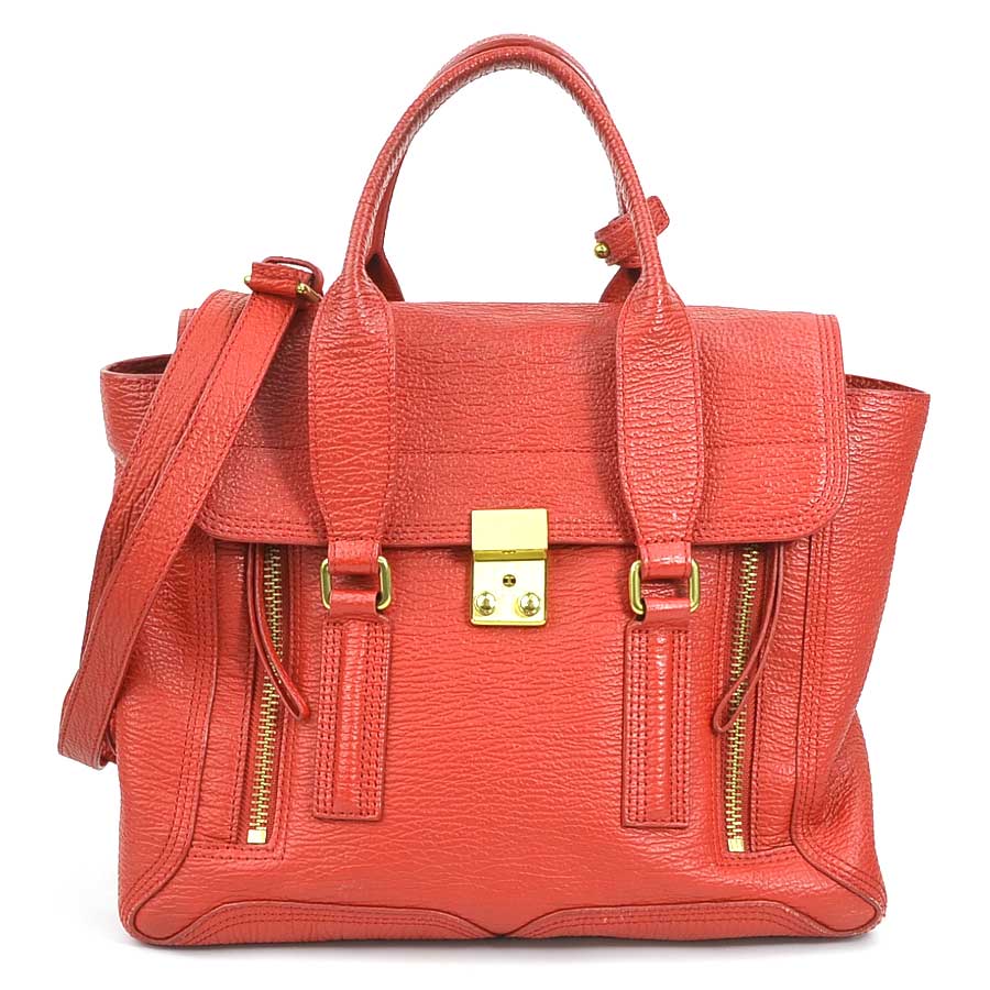 【楽天市場】3.1フィリップリム 3.1 Phillip Lim ハンドバッグ ショルダーバッグ レザー レッド レディース 送料無料【中古 ...