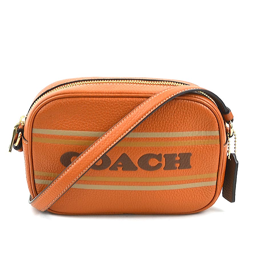 【楽天市場】コーチ COACH 斜め掛けショルダーバッグ レザー オレンジ レディース 送料無料【中古】 r10145k：ブランドバリュー