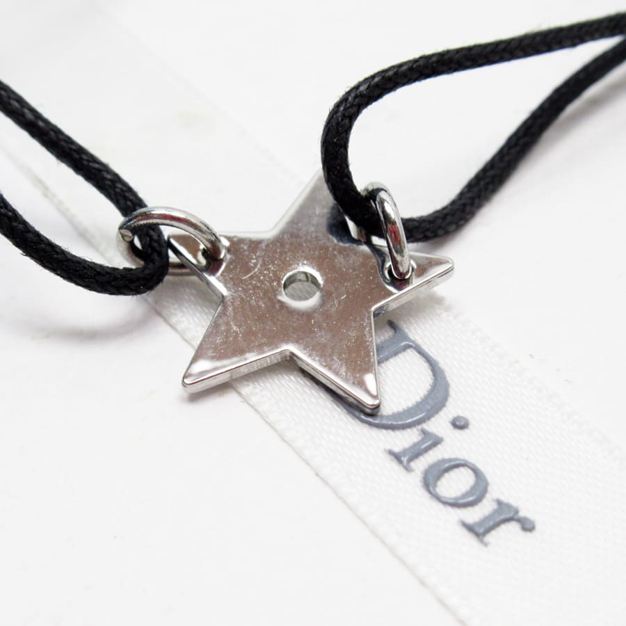 【楽天市場】クリスチャンディオール Christian Dior ブレスレット ブラックxシルバー 紐x金属素材 【中古】【定番人気 ...