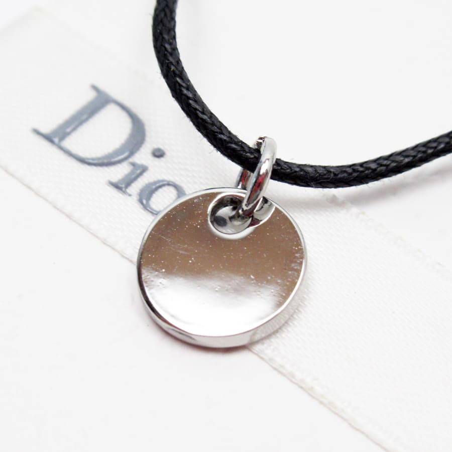 【楽天市場】クリスチャンディオール Christian Dior ブレスレット ブラックxシルバー 紐x金属素材 【中古】【定番人気 ...