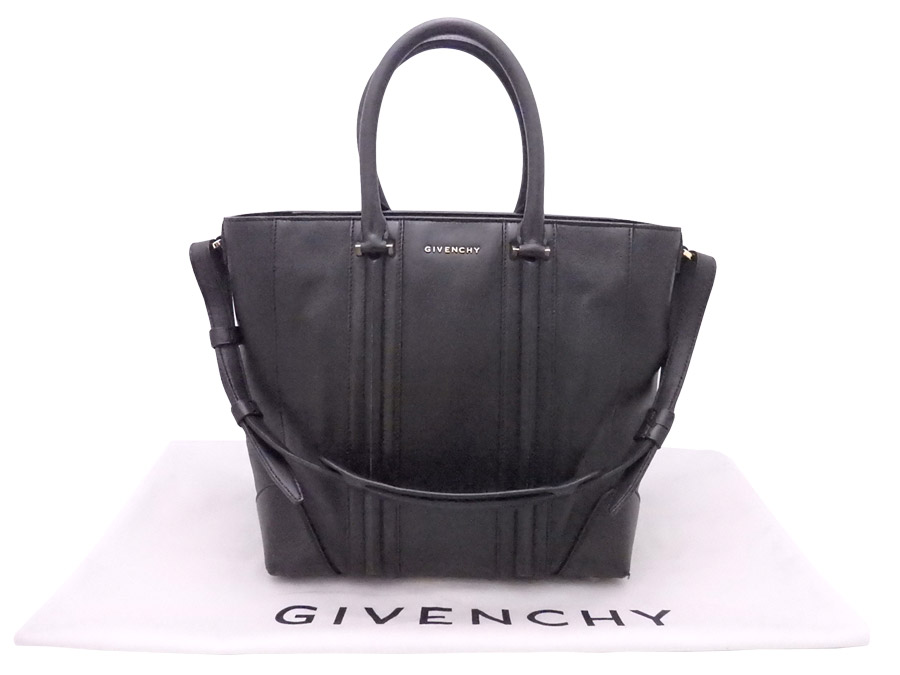 【楽天市場】ジバンシィ GIVENCHY 2Wayバッグ ロゴ ブラック レザーxゴールド金具 ハンドバッグ ショルダーバッグ 送料無料【中古】【おすすめ】 - e51647a：ブランドバリュー