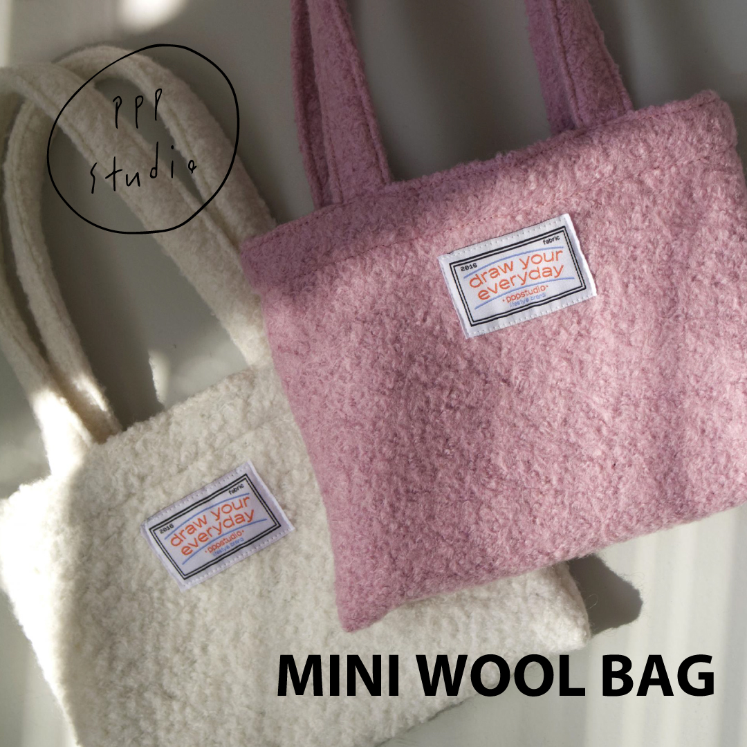【楽天市場】【SALE】pppstudio wool mini bag トートバッグ かわいい レディース 韓国 韓国ブランド ウール おしゃれ 日本 販売 ギフト プレゼント 送料無料：Astore
