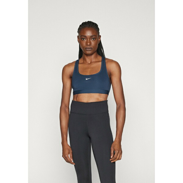【楽天市場】ナイキ レディース カットソー トップス Medium support sports bra - armory navy ...