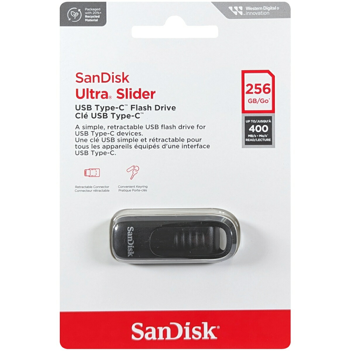 【楽天市場】SanDisk サンディスク 並行輸入品 Ultra Slider USB Type-C 256GB SDCZ480-256G ...