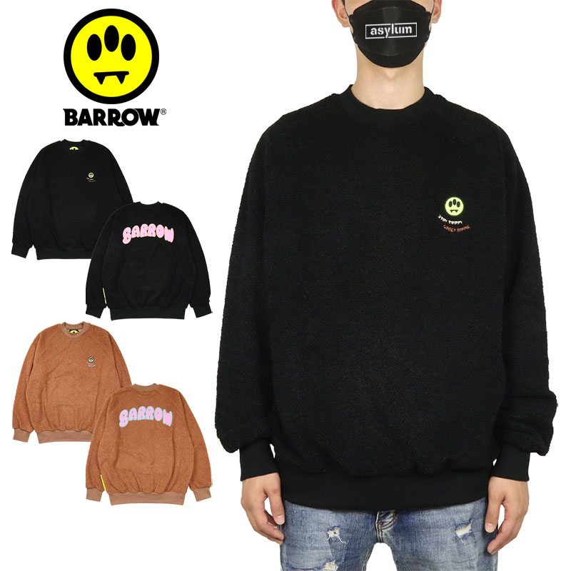 楽天市場】BARROW バロウ ジップアップ スウェット 032621 ブラック