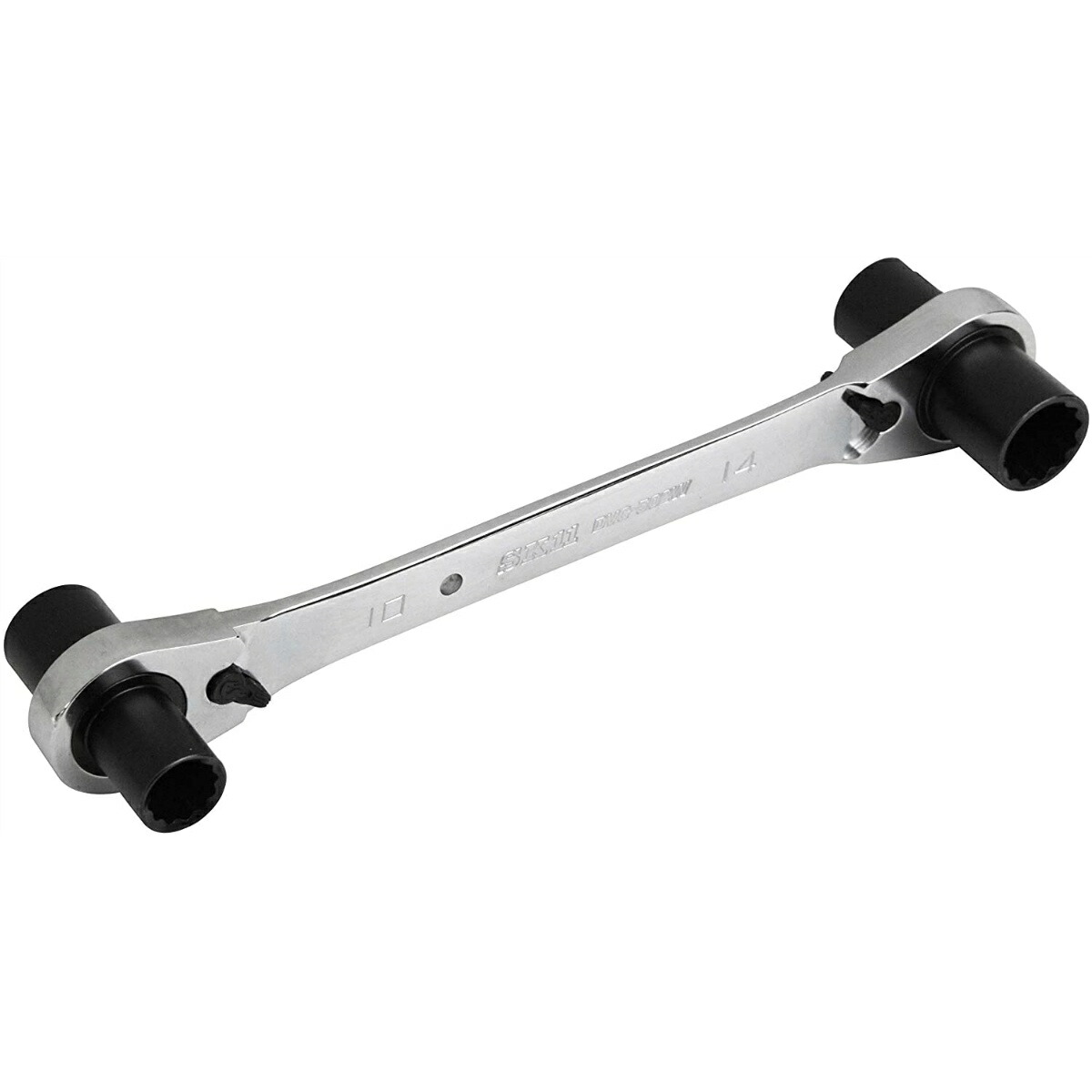 【楽天市場】藤原産業 SK11 4サイズ ラチェット レンチ DVC-502W 72山ギア ソケット10×12×13×14mm 蝶ネジ回し付：姫路流通センター