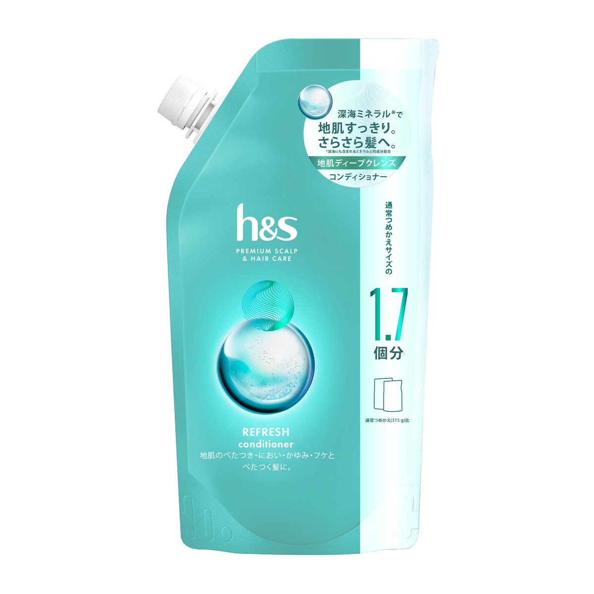 【楽天市場】【無くなり次第終了】P&G h&s エイチアンドエス リフレッシュ コンディショナー つめかえ 特大サイズ 550g ...