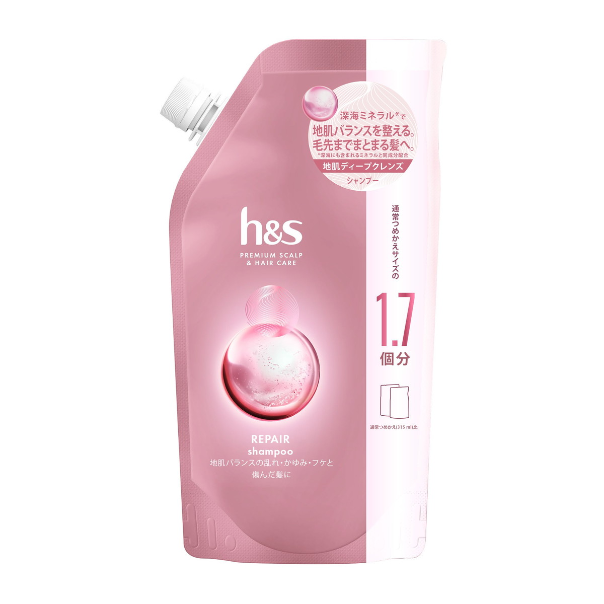 【楽天市場】【無くなり次第終了】P&G h&s エイチアンドエス リペア シャンプー つめかえ 特大サイズ 550ml（4987176145741）※パッケージ変更の場合あり：姫路流通センター