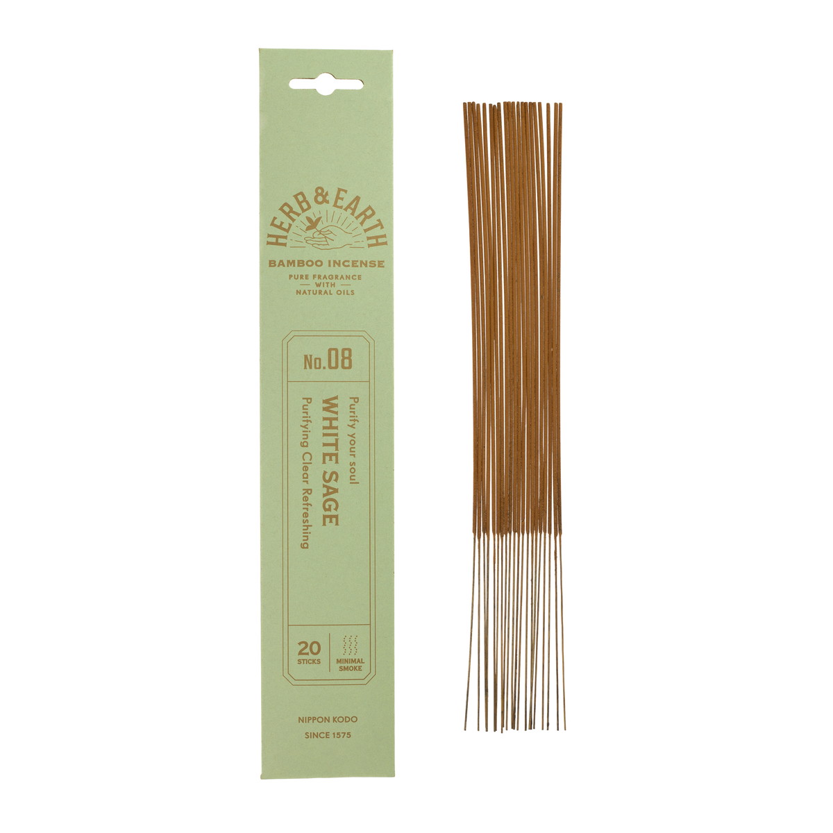 楽天市場】日本香堂 ハーブ&アース バンブーインセンス