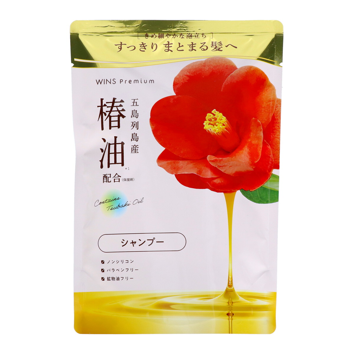 【楽天市場】日本合成洗剤 ウインズ プレミアム 椿油配合 シャンプー 詰替 370g：姫路流通センター