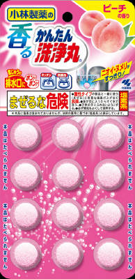 【楽天市場】小林製薬 香るかんたん洗浄丸 ピーチの香り 12錠 ( 4987072029022 )：姫路流通センター