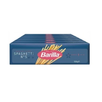 【楽天市場】バリラ スパゲッティ 500g×6箱セット デュラム小麦 セモリナ ゆで時間9分 3,980円以上購入で送料無料（沖縄離島 ...