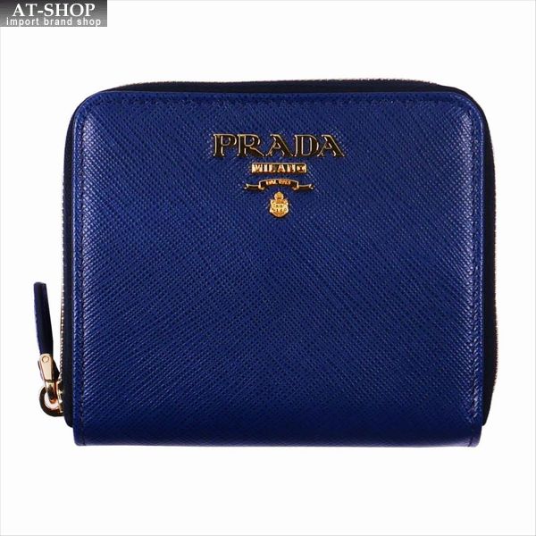 【楽天市場】PRADA プラダ 財布サイフ サフィアーノ 二つ折り財布 1ML036 F0016 / BLUETTE QWA ...