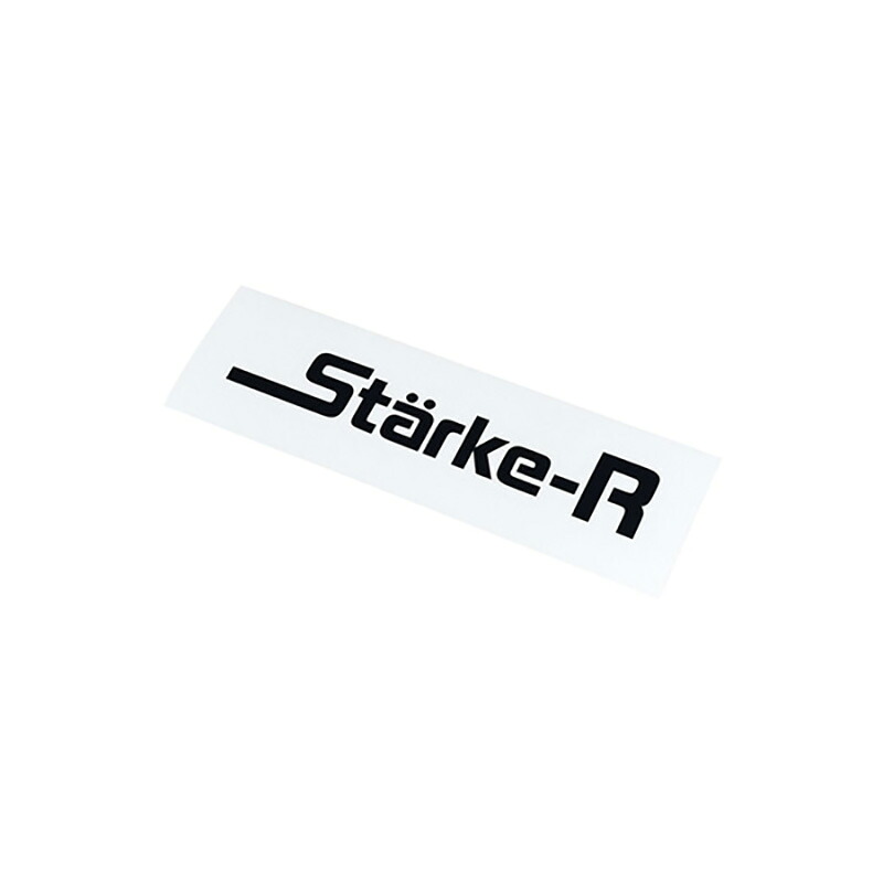 【楽天市場】 Starke-R(スタークアール) ステッカー Type STICKER S チャコールブラック STR-CS-CBK-S：アット防災