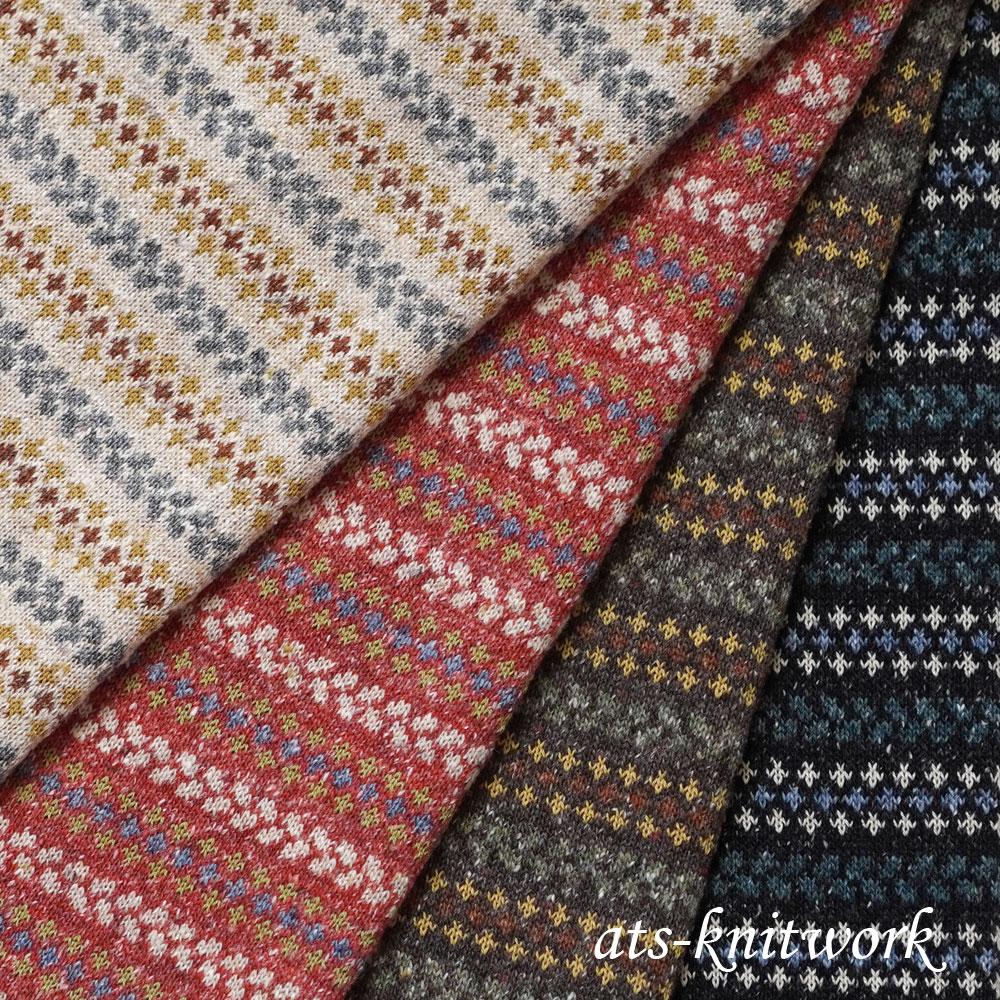 【楽天市場】先染め JAZZ ネップ マルチカラー ジャカード [ 生地 布 カットソー ジャカード ニット ジャージー ]：ats-knitwork
