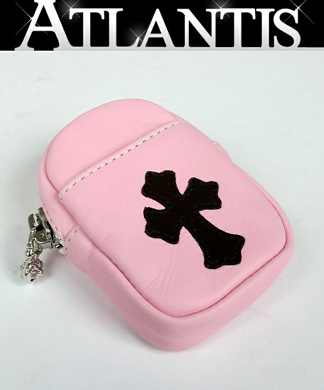 【楽天市場】CHROME HEARTS 銀座店 クロムハーツ SALE MICRO TAKA エアポッツケース ポーチ レザー シルバー ...