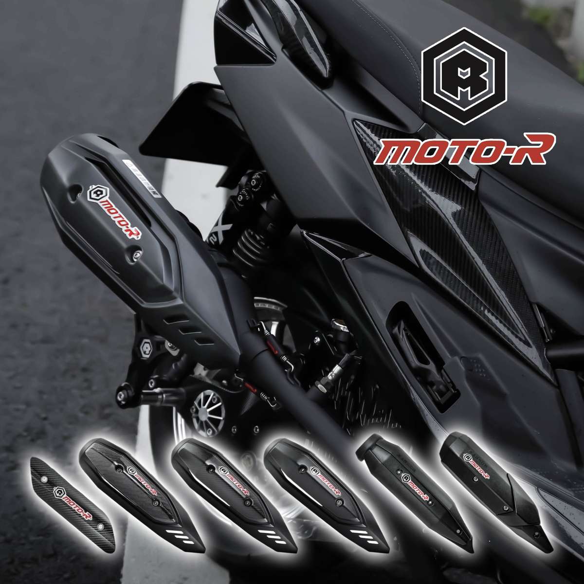 【楽天市場】MOTO-R 1～5型シグナスX CYGNUS X BWS125 BWS X BWS R M1-STマフラー チタンエキパイ ...