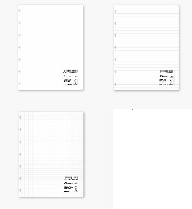 【楽天市場】FLEXNOTE フレックスノートD7・スタートキットリフィル (A5/D7サイズ対応リフィル)：あっとエヌ（＠N）