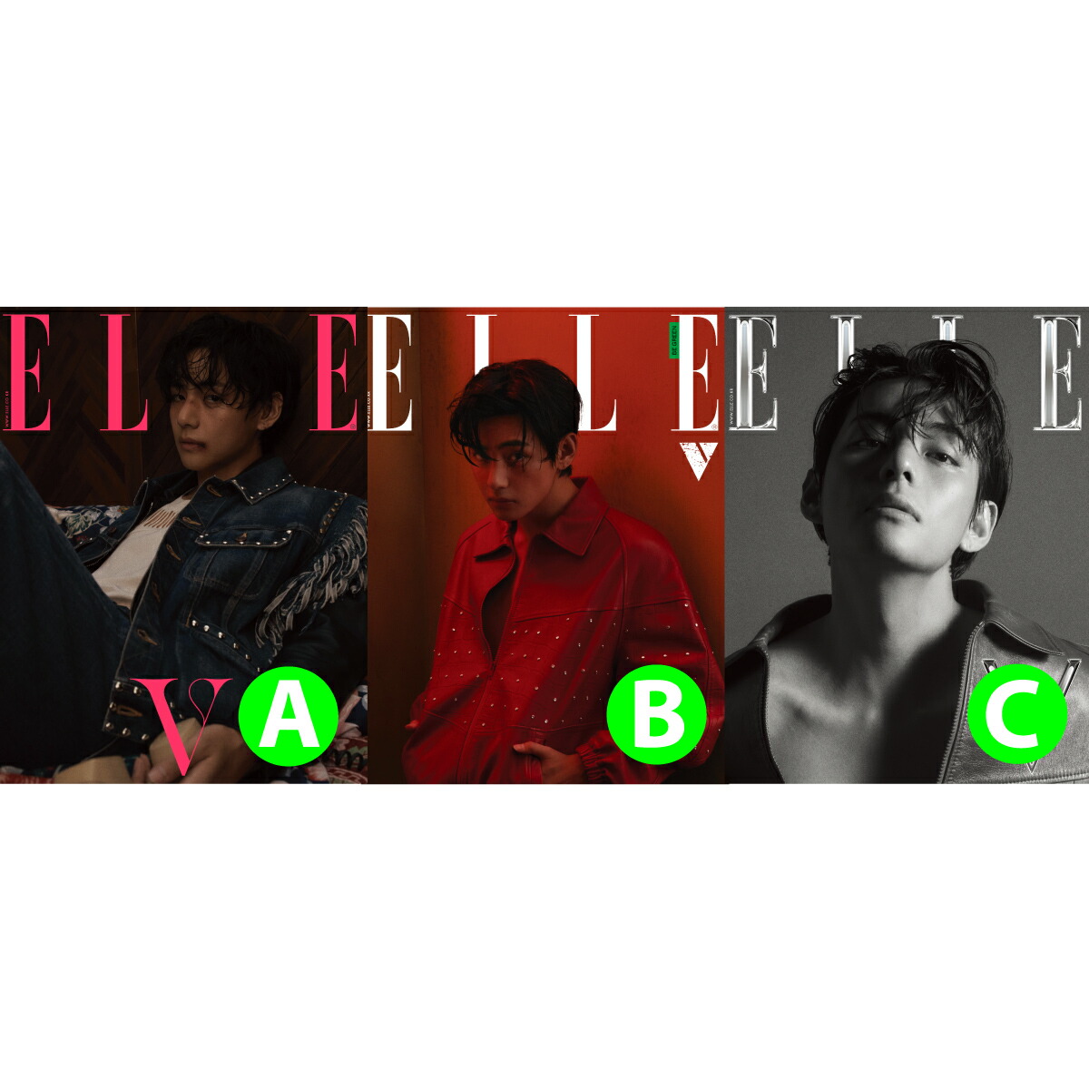 【楽天市場】【和訳付】【VER選択】2023年 4月号 ELLE KOREA BTS V：attojoystore