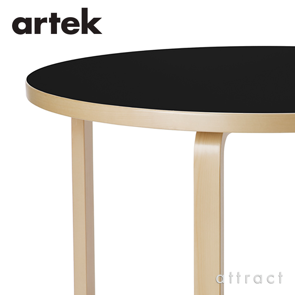 【楽天市場】アルテック Artek TABLE 91 テーブル 91 サイズ：Φ125cm 厚み 5cm 4本脚 バーチ材 デザイン ...