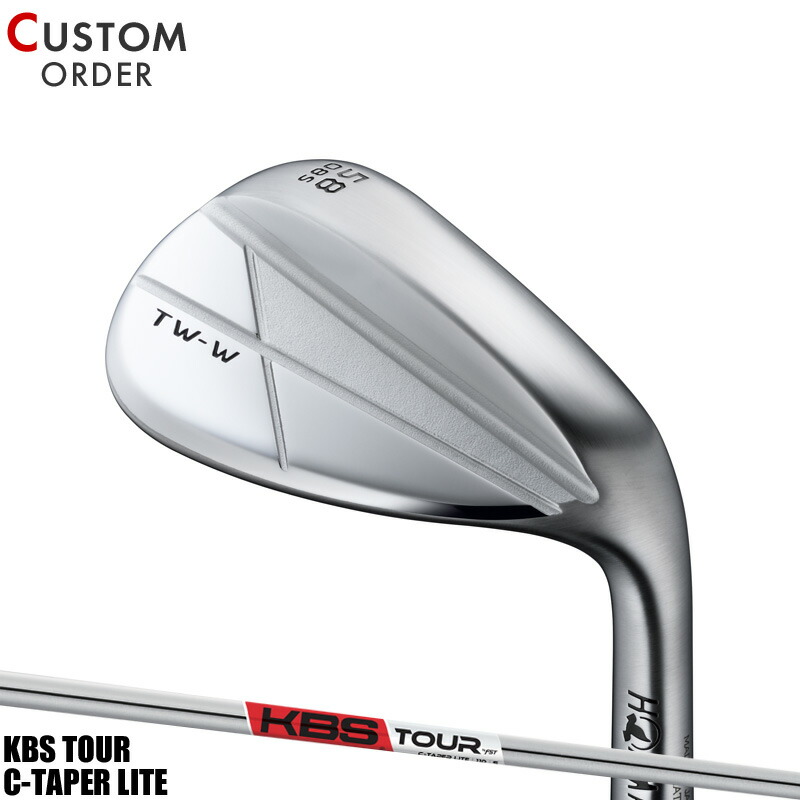 【楽天市場】メーカー正規カスタムオーダー 本間ゴルフ ツアーワールド TW-W 2024 ウェッジ クロム KBSツアー Cテーパー ライト ...