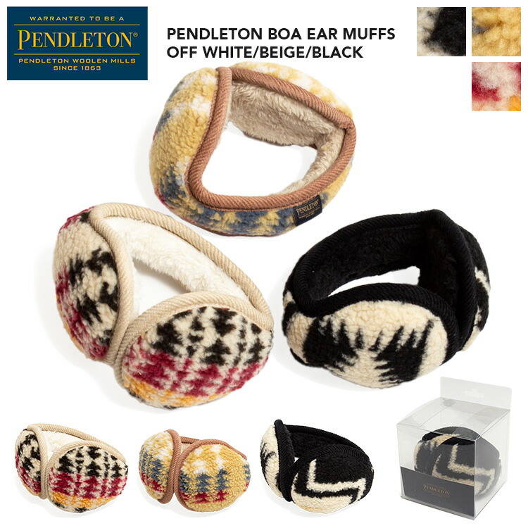 【楽天市場】【2022AW】PENDLETON ペンドルトン ネイティブ柄 ボア イヤーマフ [耳あて] / PENDLETON WOOLEN MILLS BOA EAR MUFF 耳当て ...