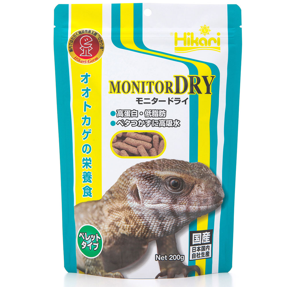 【楽天市場】キョーリン モニタードライ 200g 昆虫ベースの肉食性爬虫類フード：アクアアベニュー