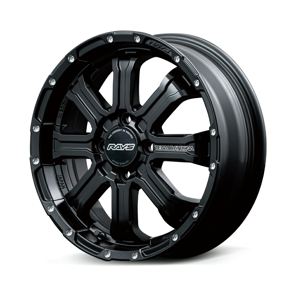 【楽天市場】RAYS TEAM DAYTONA FDX-K 15インチ 5J 48 4H100 BOL (Semigloss Black) DISC突出量+3mm：カーパーツ アクセス 楽天市場店