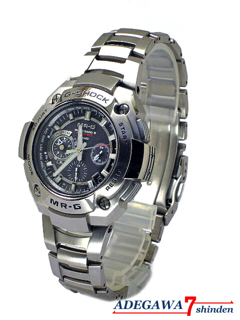 【楽天市場】カシオ（CASIO）★Gショック・MR-G・ソーラー電波時計・タフムーブ・SS・アナログ・ダークグレー・MRG-8150-1AJF ...