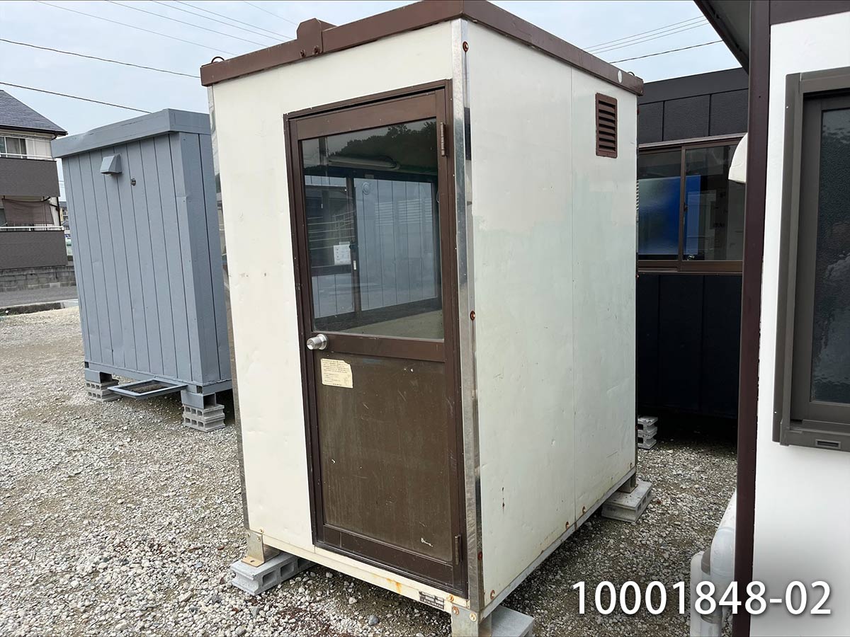 【楽天市場】【10001848-02】【中古】1.8m ガードマンBOX 0.7坪 1.5帖 2.5平米 中古プレハブ 中古コンテナ スーパー ...