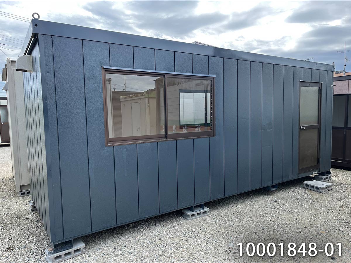 【楽天市場】【10001848-01】【中古】5.9m ユニットハウス 3.9坪 7.9帖 13平米 中古プレハブ 中古コンテナ スーパー ...