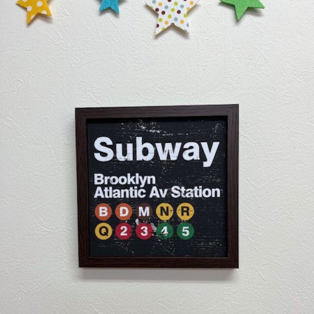 【楽天市場】ZAKKA-ART(バスロールサイン) 雑貨アート Bus Roll Sign Subway：aifa （インテリア雑貨）