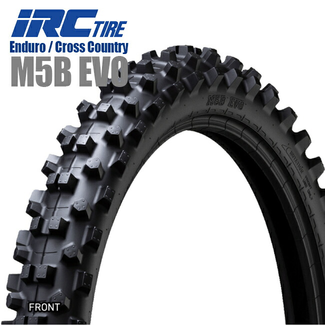 【楽天市場】送料無料 IRC M5B EVO 80/100-21 21inch 51M WT 321699 アイアールシー フロント用 ...