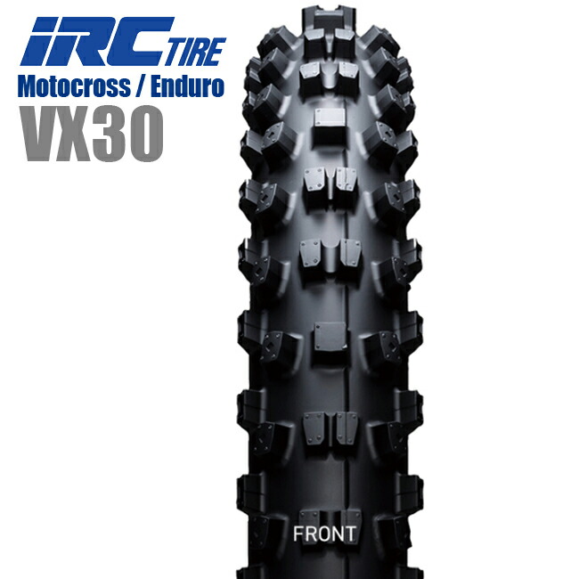 【楽天市場】【8/1~最大2,000円OFFクーポン】送料無料 IRC VX30 80/100-21 21inch 51M WT フロント用 ...