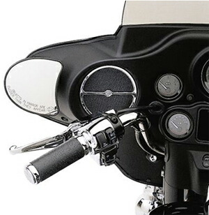 【楽天市場】【61400197】 クローム・フロントスピーカートリム ハーレー純正パーツ：アンバーピース